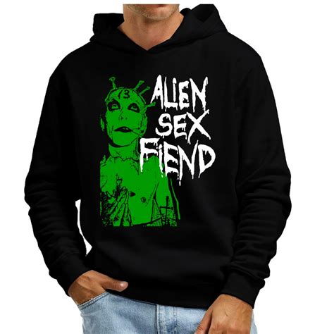 Moletom Com Capuz Alien Sex Fiend Shopee Brasil