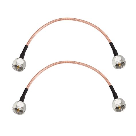 Superbat Tv Coax Cable 6 Inches Slim Coax 75 Ohm Rg179