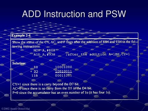 Ppt Chapter 2 8051 Assembly Language Programming Powerpoint