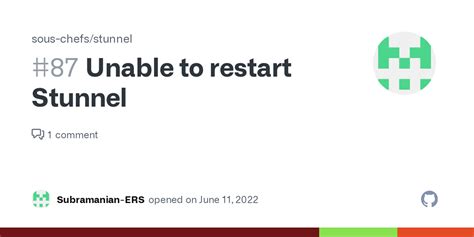 Unable To Restart Stunnel · Issue 87 · Sous Chefs Stunnel · Github