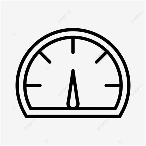 Dashboard Line Icon Vector Productivity Analytics Dashboard PNG And Vector With Transparent