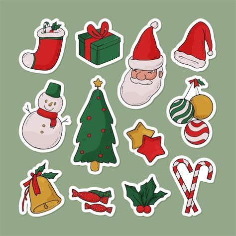 Imágenes De Stickers Navidad Descarga Gratuita En Freepik
