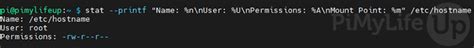 Using The Stat Command On Linux Pi My Life Up