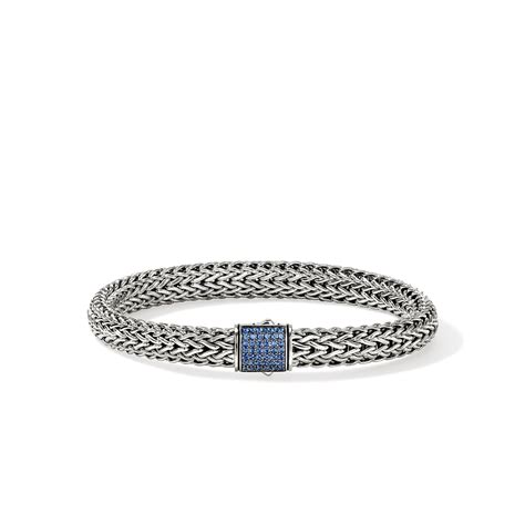 Icon Bracelet Sterling Silver Gemstones 75mmbus9904004bsp John Hardy