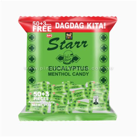 Starr Eucalyptus Menthol Candy 53 Pieces 212g Pinoy Warehouse