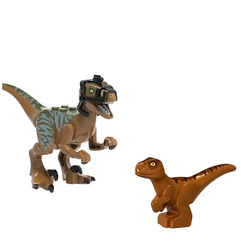 Velociraptor Blue Beta Minifigures Lego Compatible Jurassic World 3 Sets