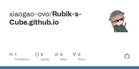 Github Xiaogao Ovo Rubik S Cube Github Io