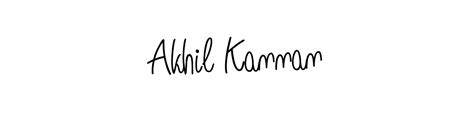 83 Akhil Kannan Name Signature Style Ideas Superb Online Autograph
