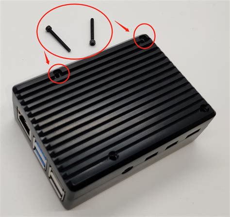 Buy The Raspberry Pi Case Black Aluminium Armor Fanless Case With Silicone SEVRBP0247