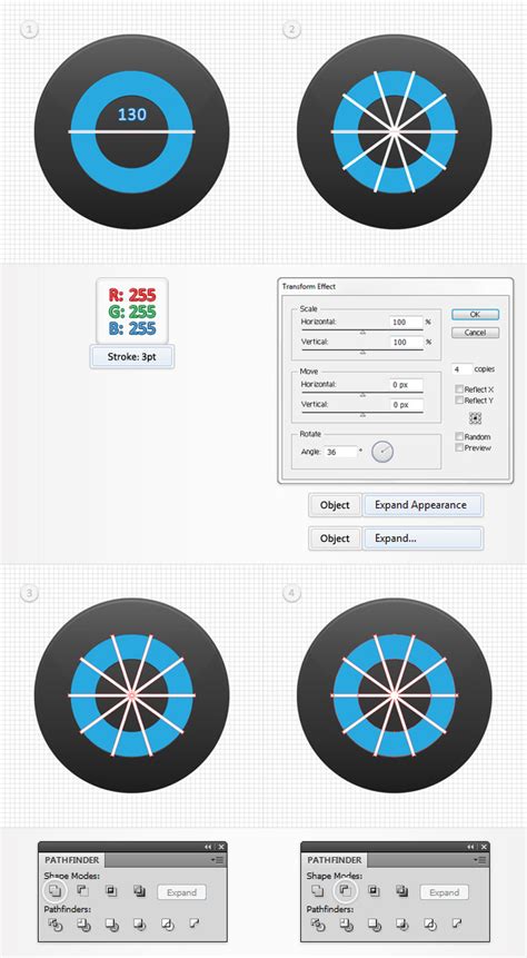 Create A Radial Progress Bar In Adobe Illustrator Vector Cove