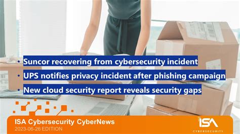 Latest Cybersecurity News 2023 07 04 Edition Isa Cybersecurity Inc