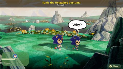 Sonic The Hedgehog Costume Mod For Miitopia Switch Miitopia Mods