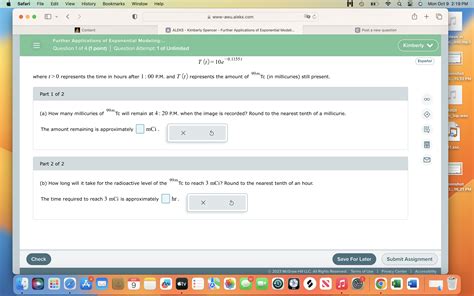 t t 10e−0 1155t where t 0 represents the time in