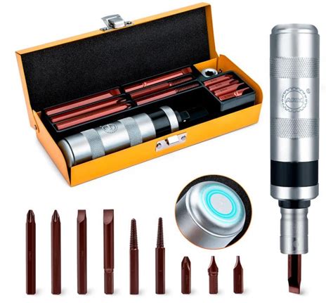 38 Hand Manual Reversible Impact Driver Set Extractor Impact