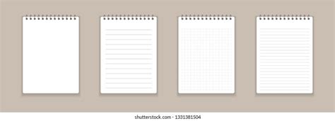 Notebook Memo Notepad Binder Vector Note Stock Vector Royalty Free