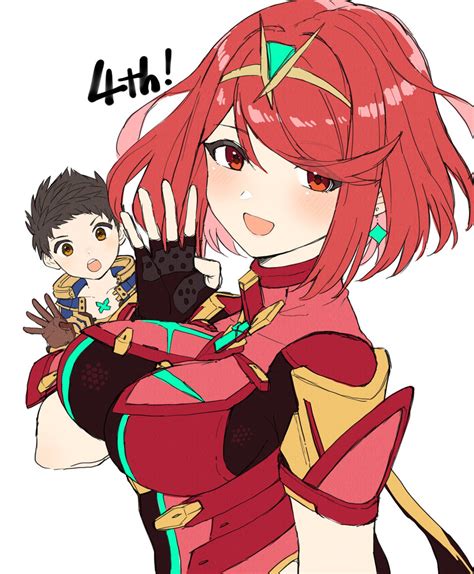 Pyra And Rex Xenoblade Chronicles And 1 More Drawn By Kinagi 3307377