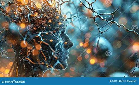 Illustration Neural Network Development Stock Image Image Of Concept Development