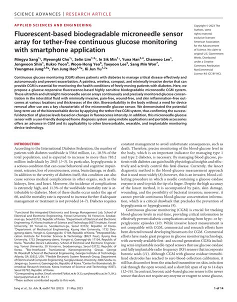 Pdf Fluorescent Based Biodegradable Microneedle Sensor Array For Tether Free Continuous