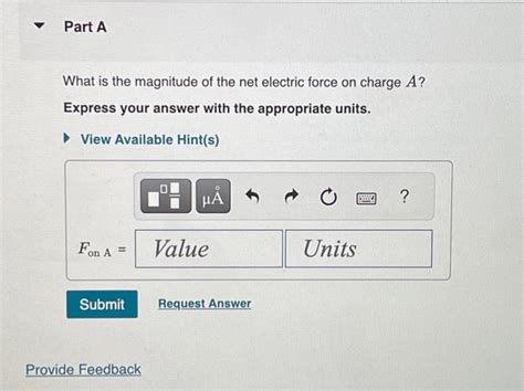 Solved What Is The Magnitude Of The Net Electric Force On
