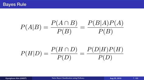naive bayes classification using python3 ppt