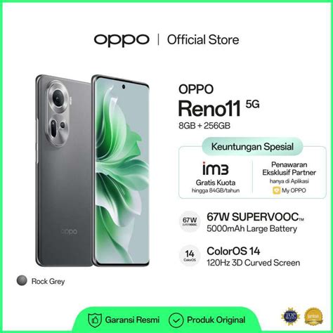 Jual Oppo Reno G Gb Gb Mp Ois Main Camera Mp Telephoto Portrait W Supervooc