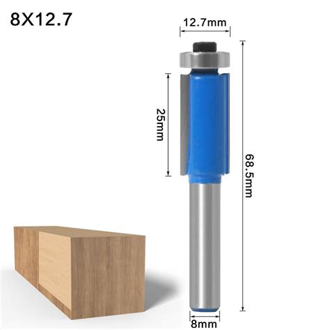 8mm Shank 1 Flush Trim Router Bit With Beari Vicedeal