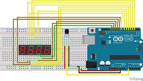 How To Use A 4 Digit 7 Segment Display In Arduino Project Nandgeek DIY Electronics Projects