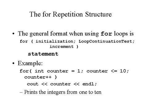 Control Structures In C While Dowhile For Switch