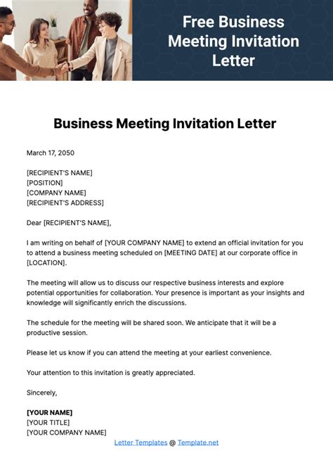 Invitation Letter For A Meeting Nsogm