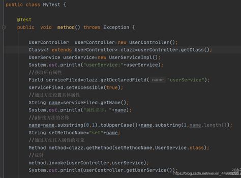 Springioc的核心：反射，以及我们如何用反射实现依赖注入spring 框架的 Ioc 基于反射创建对象和设置依赖属性 Csdn博客