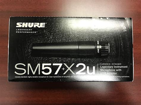 Shure Sm57 X2u Sm57 Microphone X2u Digital Interface Reverb