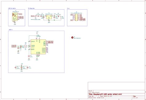 Raspberry Pi 用の Usb Serial 基盤を作成
