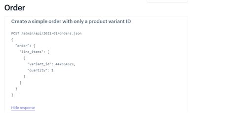 How To Create Shopify Order Via Api Using Php Stack Overflow