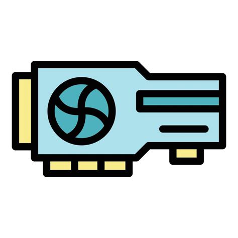 Video Card Store Icon Vector Flat Vector Art At Vecteezy