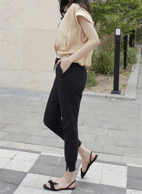 리드유 여름 시원한 스판 밴딩 조거팬츠 쿨스판 여름조거팬츠 밴딩조거바지