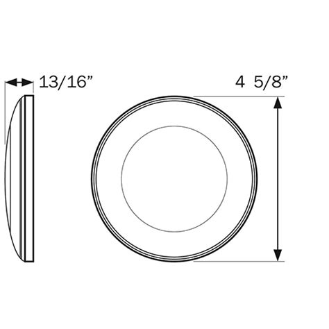 Optronics Led Interior Led 45 Round Polypack Ill45cbp