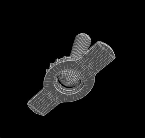 3d toggle switch button model