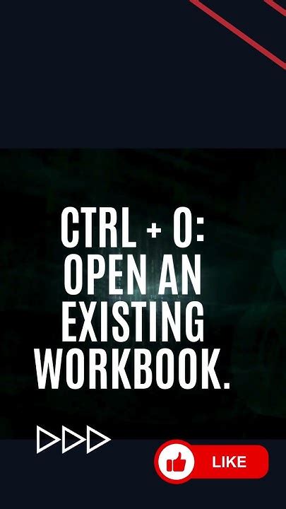 Excel Workbook Shortcuts Datarepresentation Tutorial Dataanalysis Myexceltutor