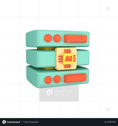 Artificial Intelligence Database 3d Icon Download In Png Obj Or Blend Format