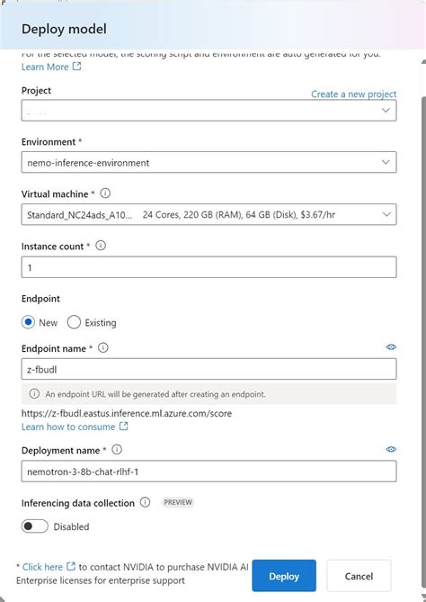 Azure Ai Model Catalog — Endpoint Nvidia Nemo Rhlf Towards Dev