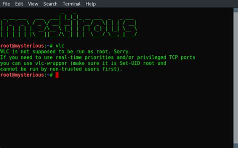 Running Vlc As Root In Kali Linux Techgeeks