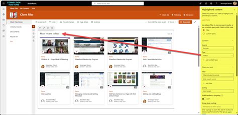 Sharepoint A Z H Is For Highlighted Content Webpart Views From