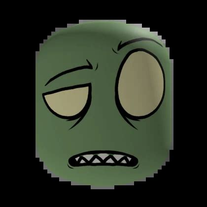 Confused Zombie Face Moss Green Roblox Item Rolimons