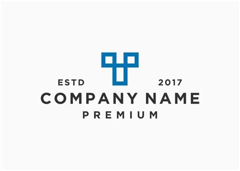 Premium Vector Letter T Tech Logo Design Vector Illustration Template