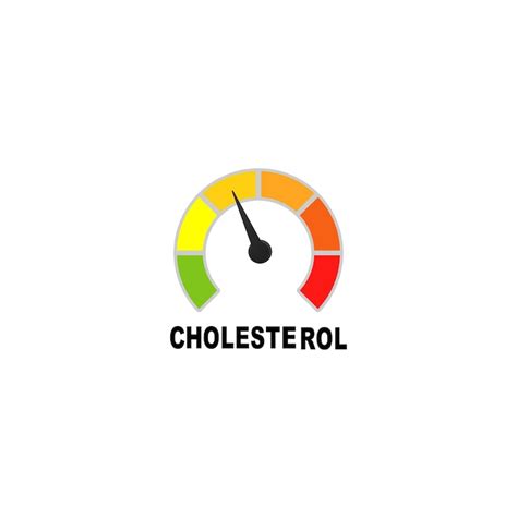 Premium Vector Cholesterol Level Meter Stock Illustration Vector Speedometer Indicator