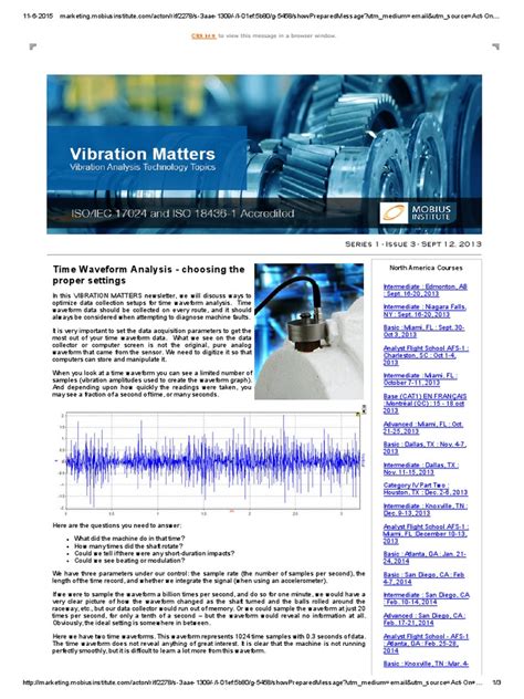 Time Waveform Analysis Choosing Proper Settings Pdf Sampling Time Waveform Analysis Choosing Proper Settings Pdf Sampling