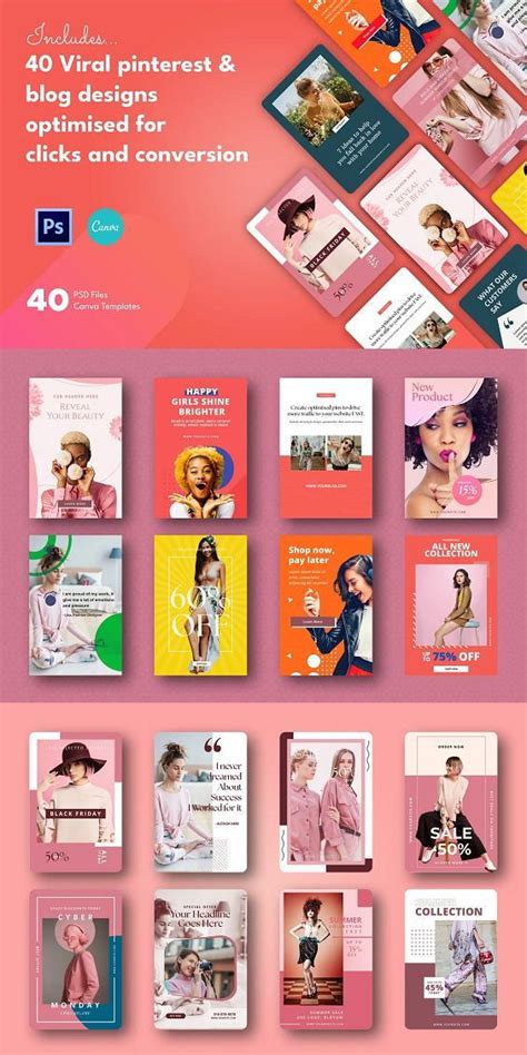 Viral Traffic Pinterest Bundle Canva Pinterest Blog Handmade Canvas