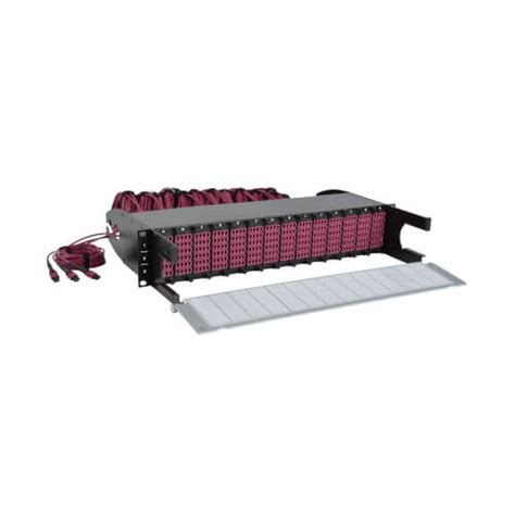 Fiber Breakout Patch Panel Lc Duplex Om4 Multimode 2u Eaton