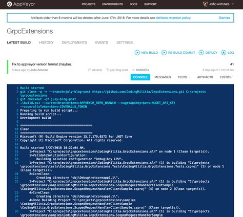 Creating A Cicd Pipeline For A Net Library Part 3 Building On Appveyor And Travis Ci