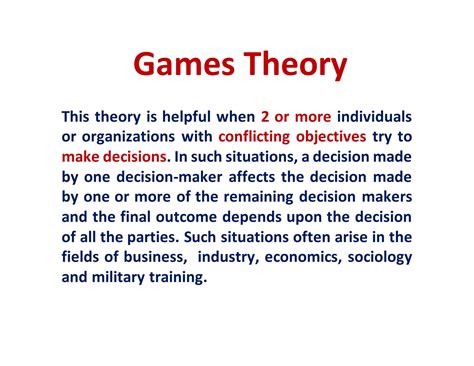 Game Theory Svdocx